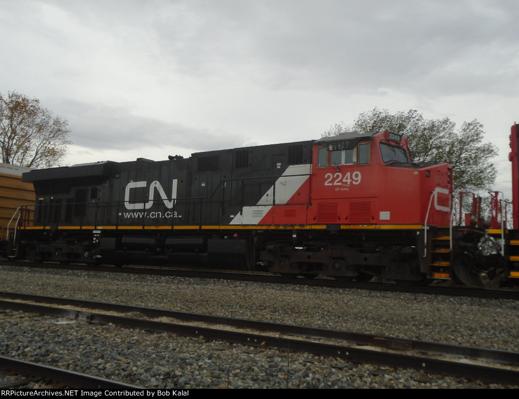 7 Engine Hook-up Northbound thru Gilman Northyard CN 2020 BC 4644 CN 5765 CN 5604 CN 3003 CN 908 ...